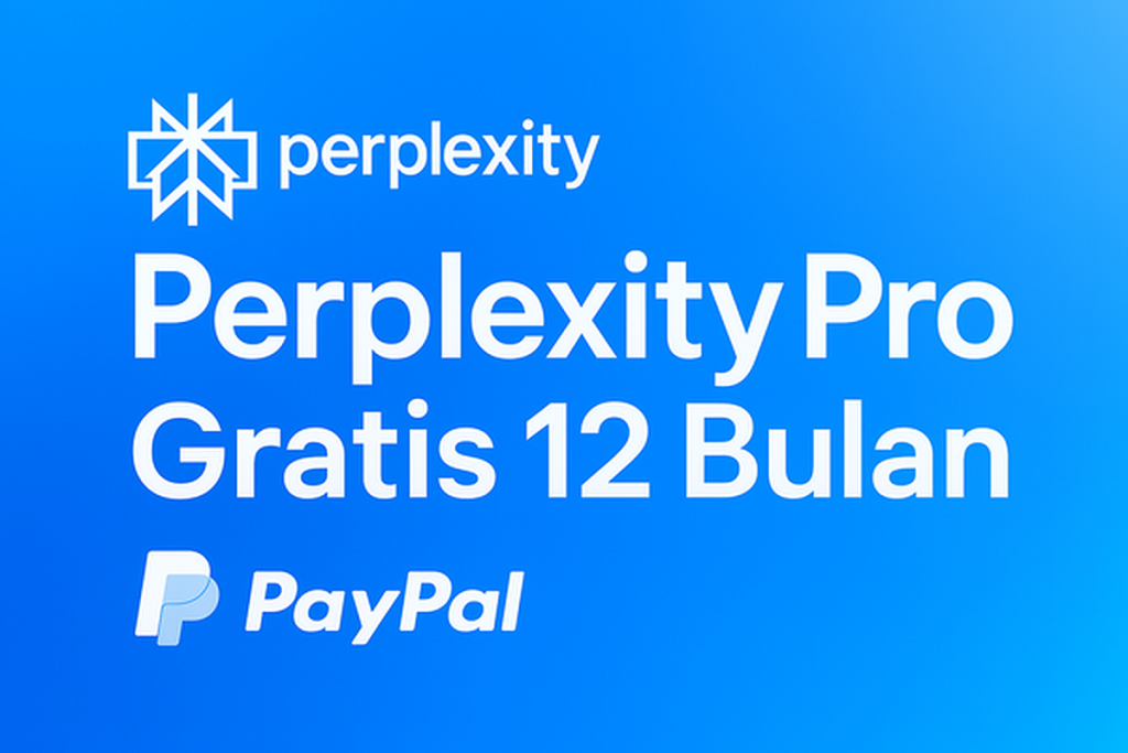 Perplexity Pro Gratis 12 Bulan Pakai PayPal Terverifikasi